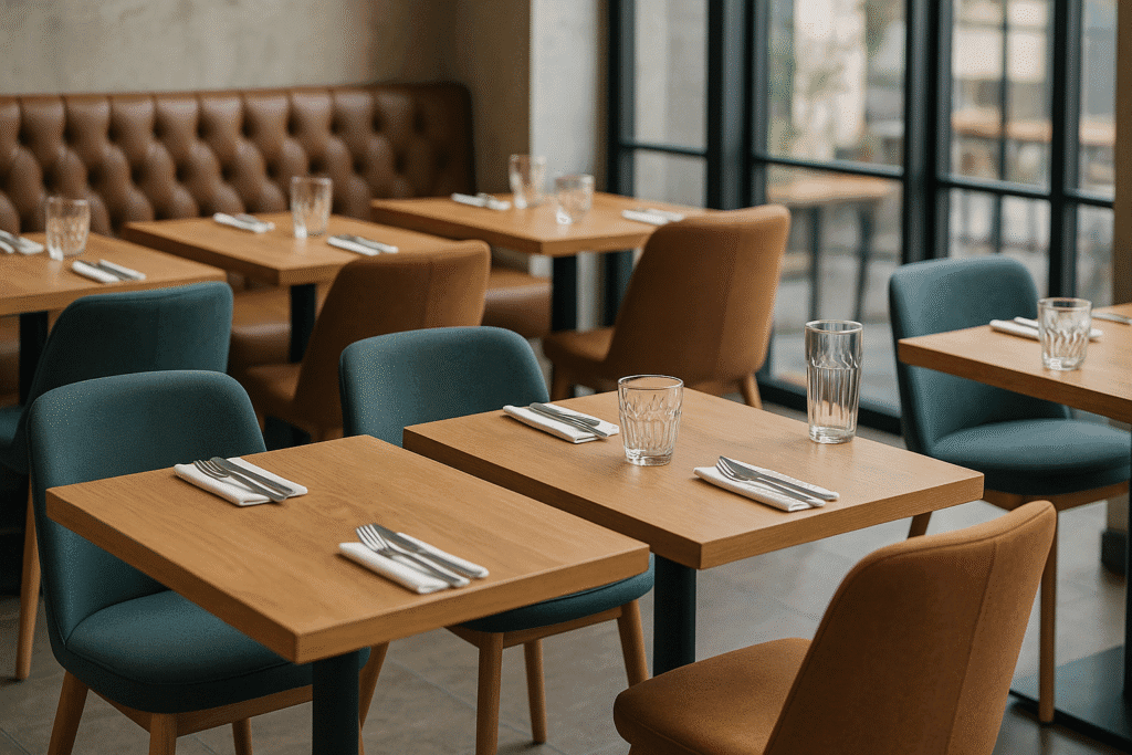 Le mobilier de restaurant : comment allier confort et design